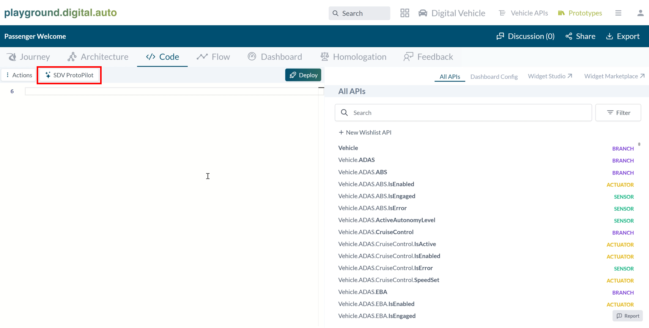 Use GenAI on playground :: digital.auto playground documentation